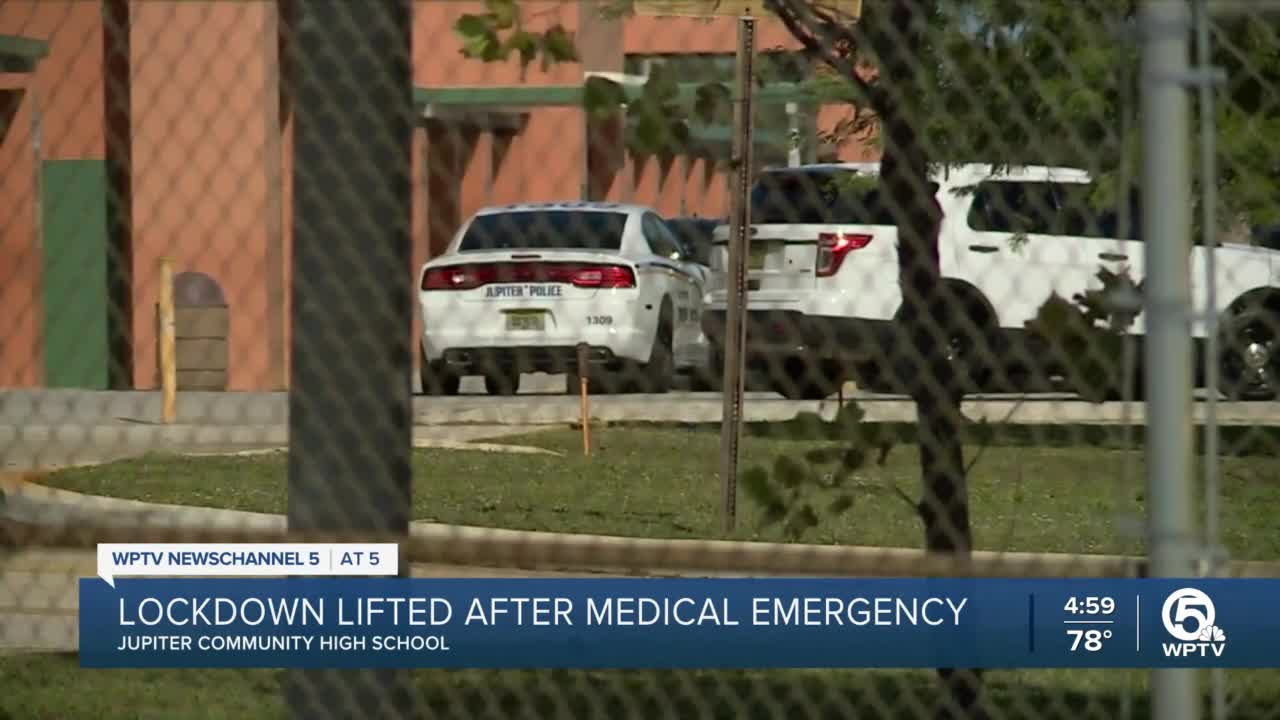 Medical emergency involving Jupiter Community High School student leads ...