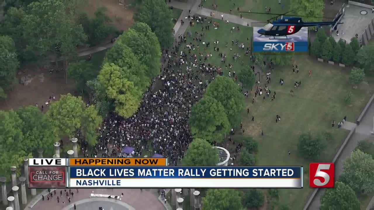 10,000 protest in Nashville Black Lives Matter rally