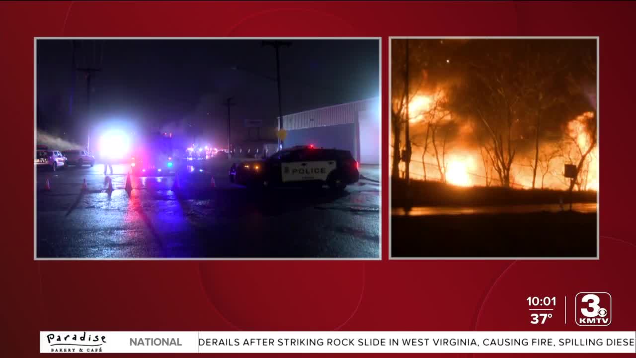 UPDATE: OFD extinguishing hot spots following three-alarm fire Wednesday