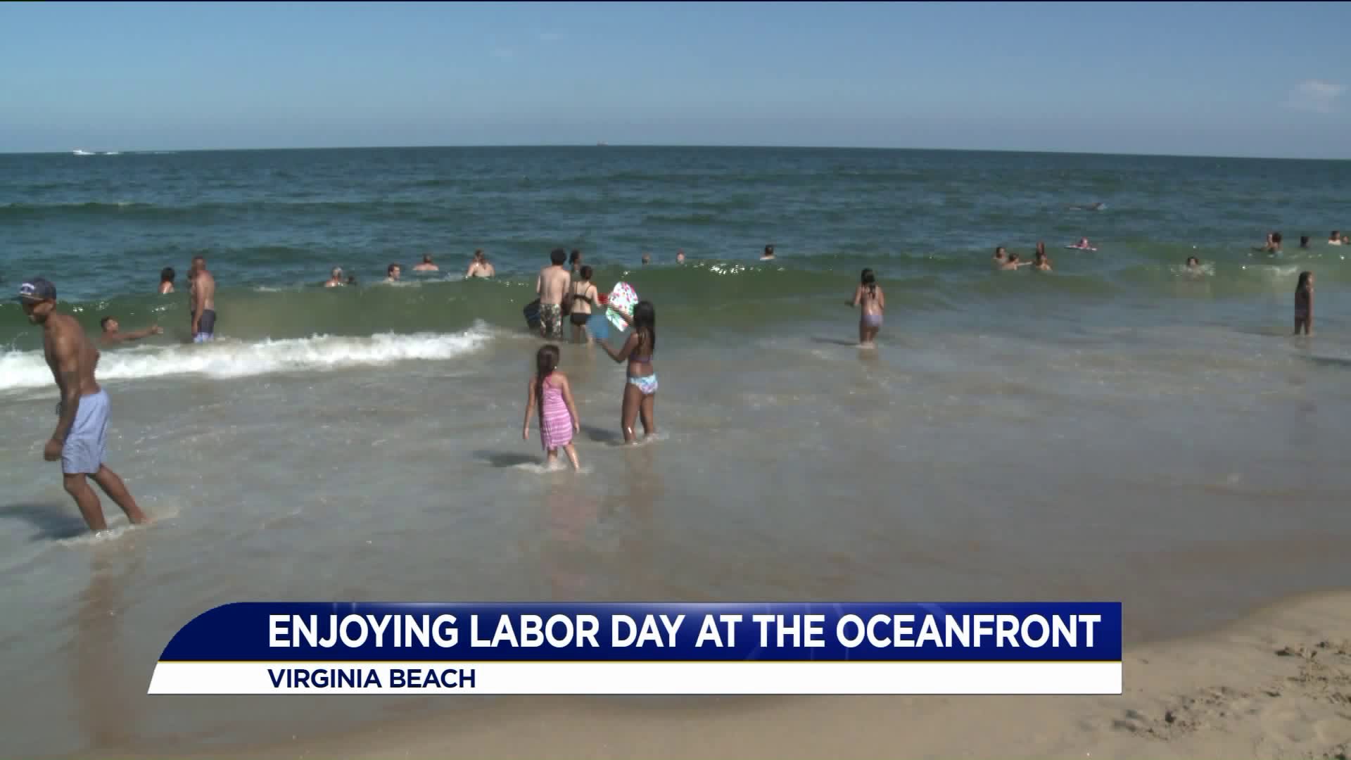 Tourists flock to Virginia Beach Oceanfront for Labor Day