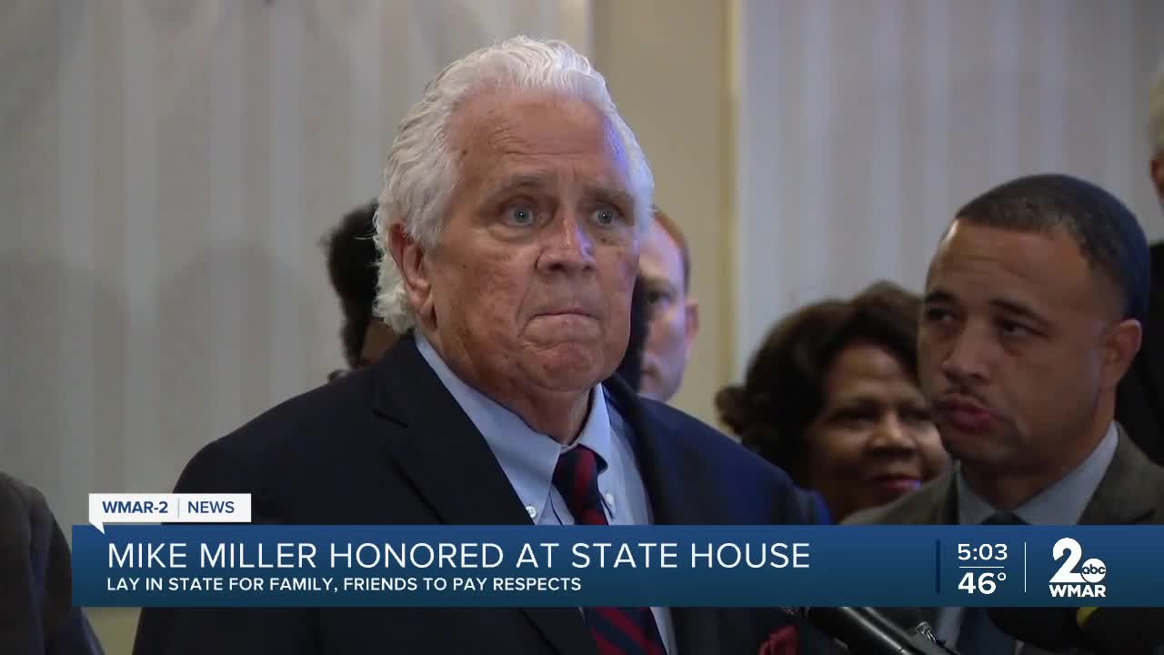 Former Senate President Mike Miller honored at State House; funeral ...