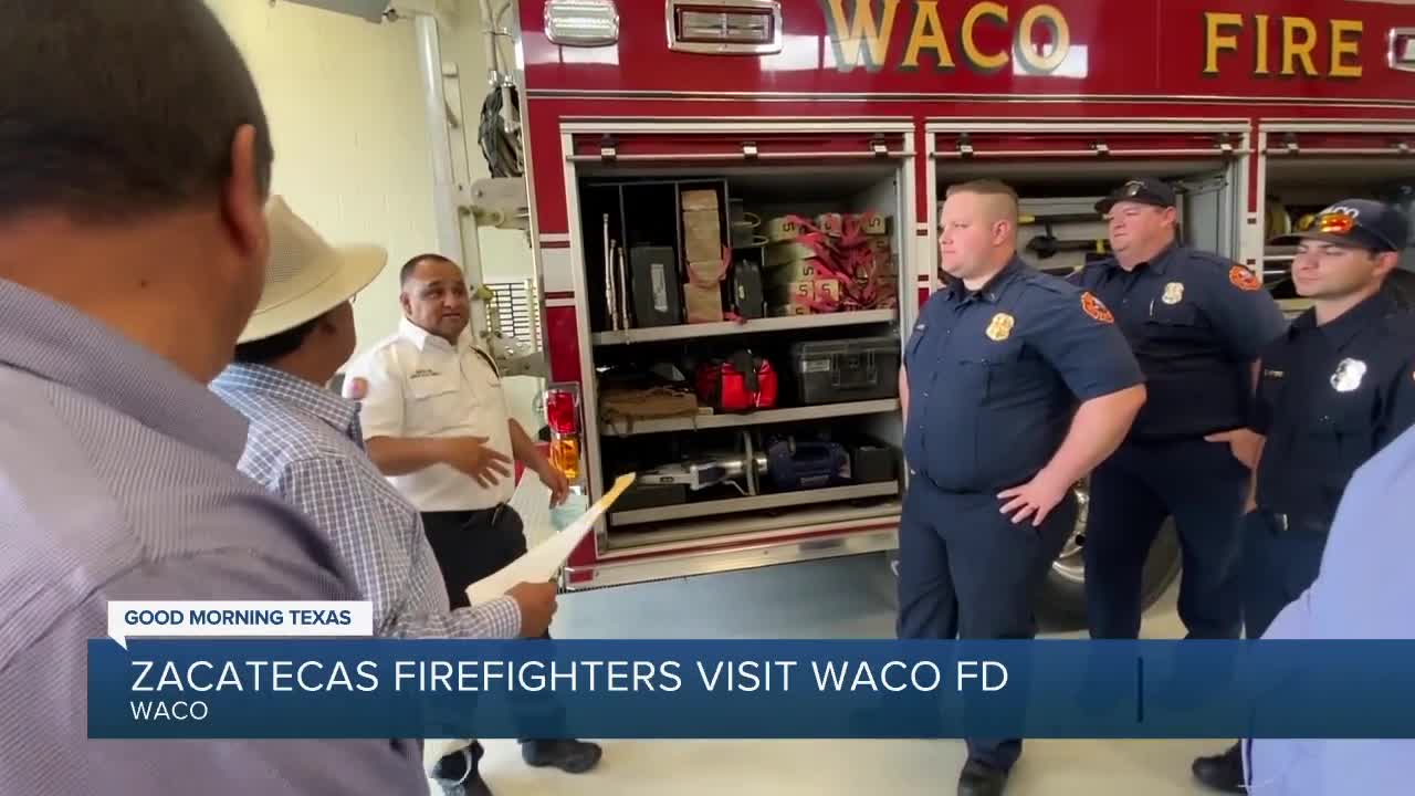 Waco Fire Department welcomes firefighters, city leaders from Mexico