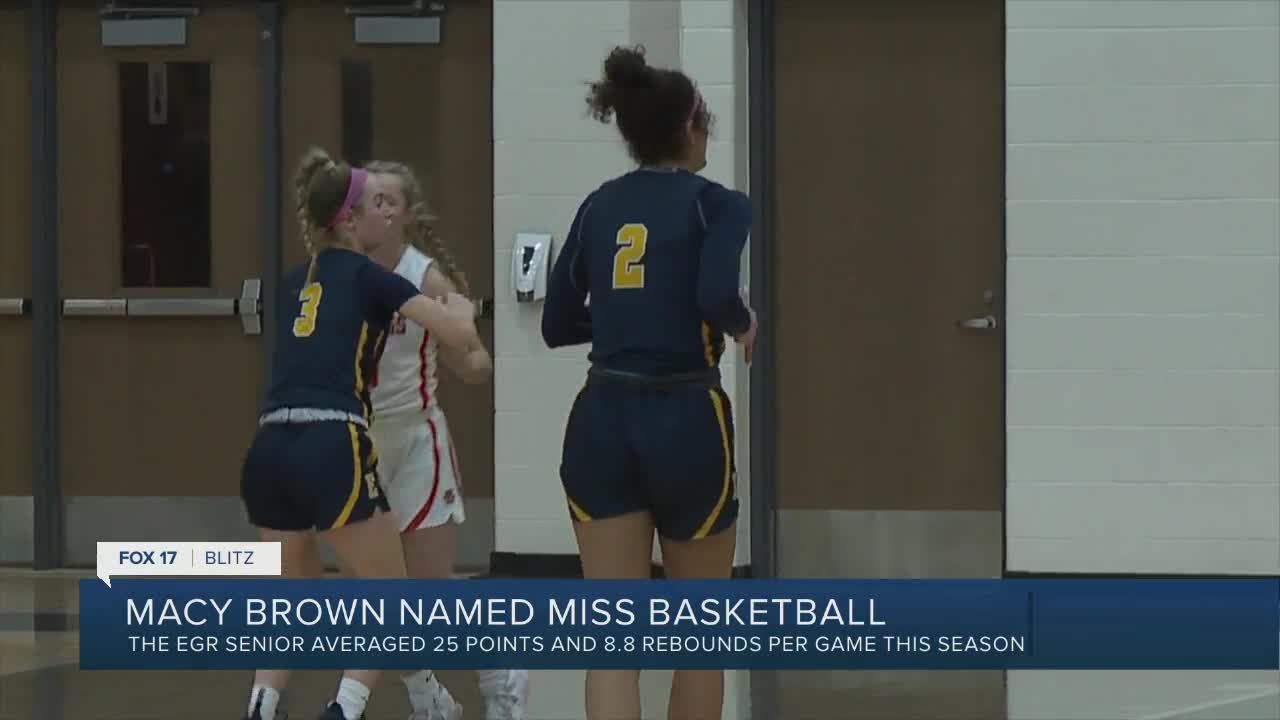 East Grand Rapids senior Macy Brown named Miss Basketball