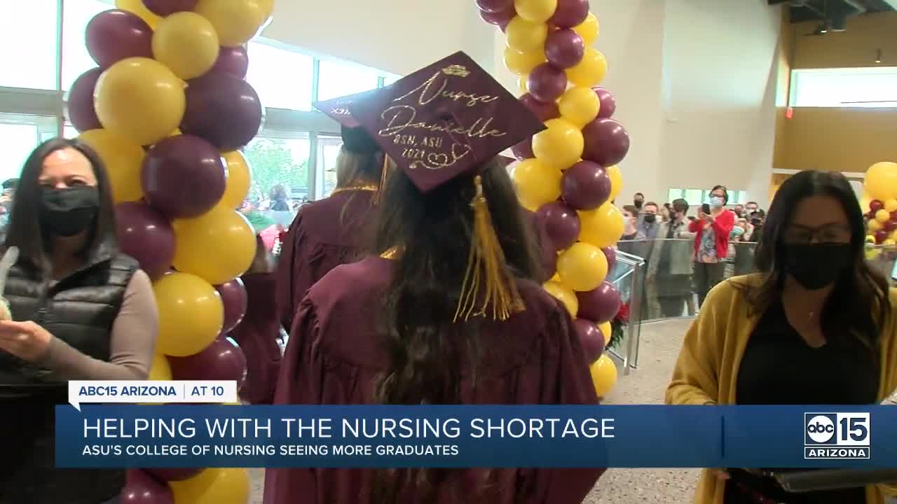 ASU Nursing School Graduates Hundreds To Help Fill Shortage ASU Nursing School Graduates Hundreds To Help Fill Shortage