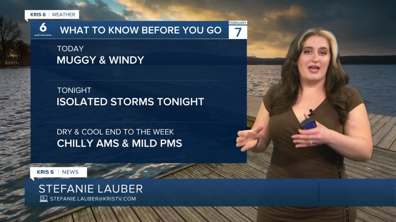 Muggy Tuesday with a chance of storms tonight