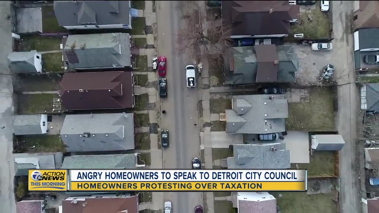 Angry homeowners in Detroit demand answers about overtaxation during ...
