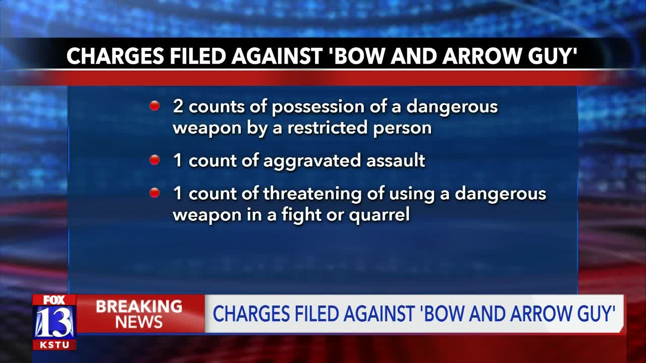 'Bow and arrow guy' Brandon McCormick formally charged