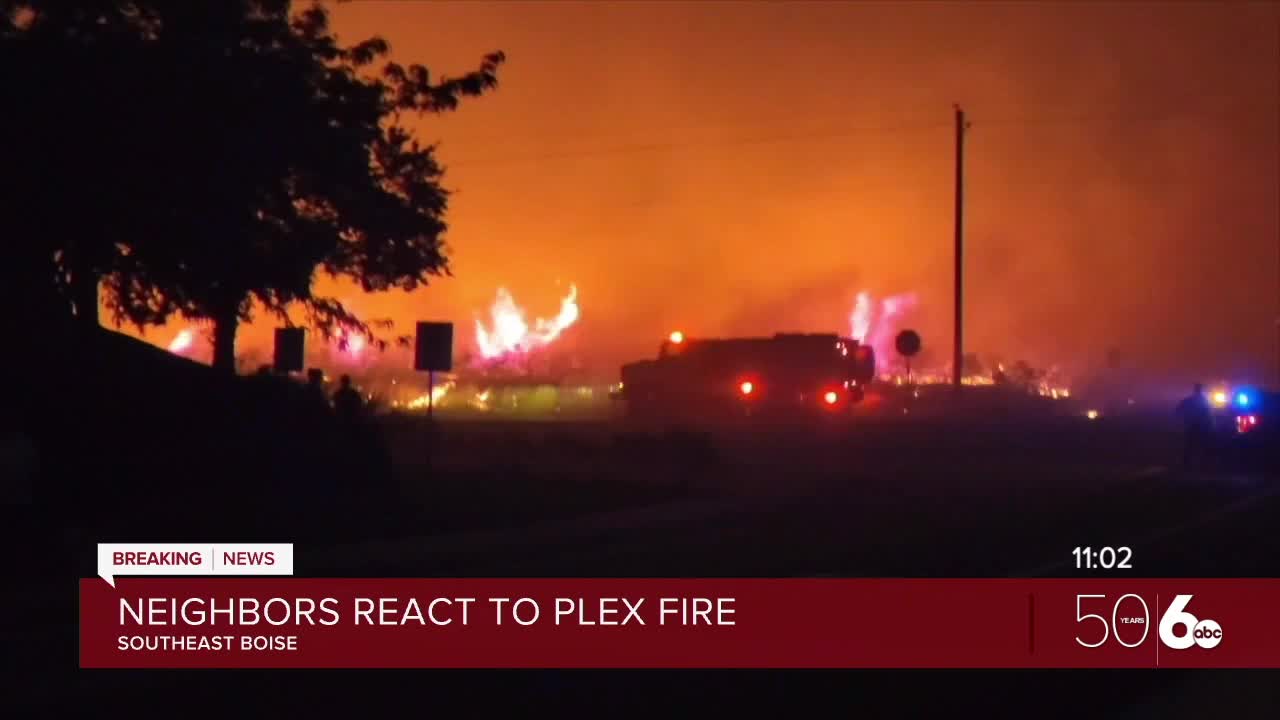 Plex fire contained after a startling morning in Southeast Boise