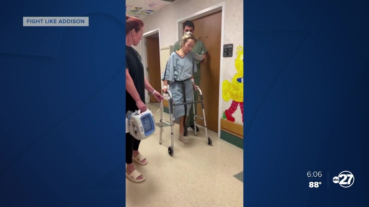 Addison Bethea is making a recovery following a severe shark attack