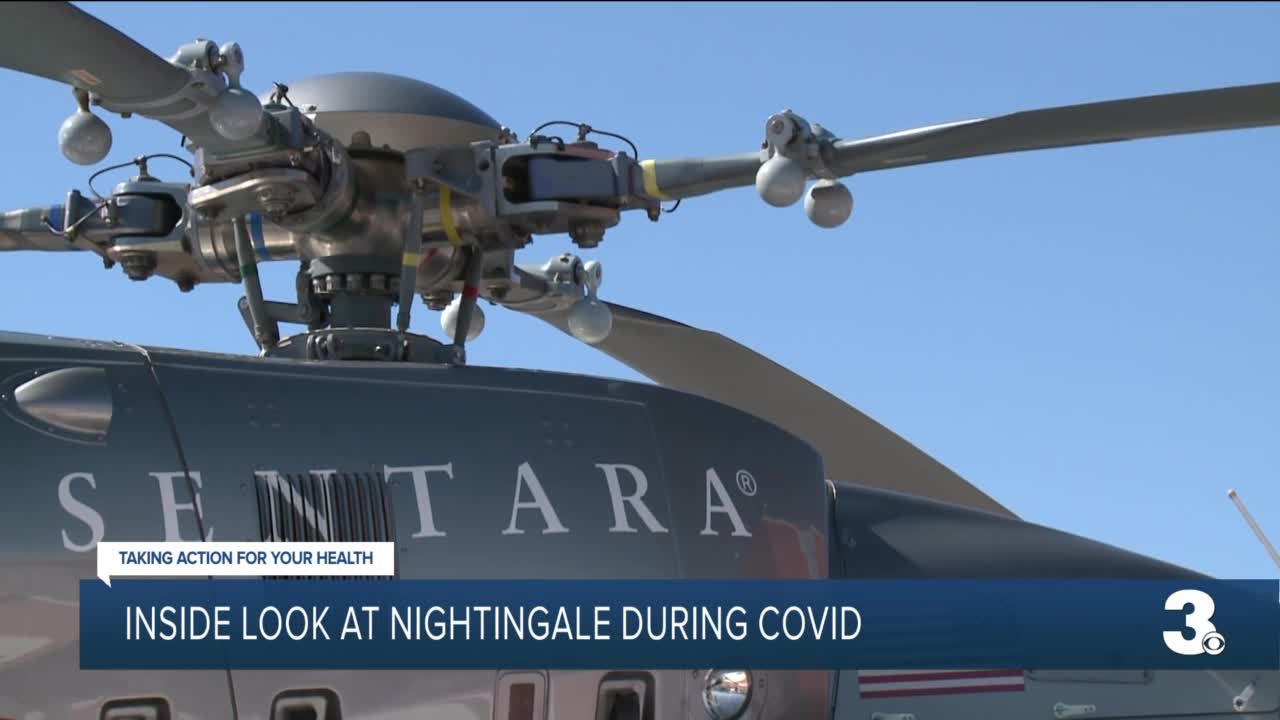 Sentara Nightingale team soaring to safety transporting COVID-19 patients