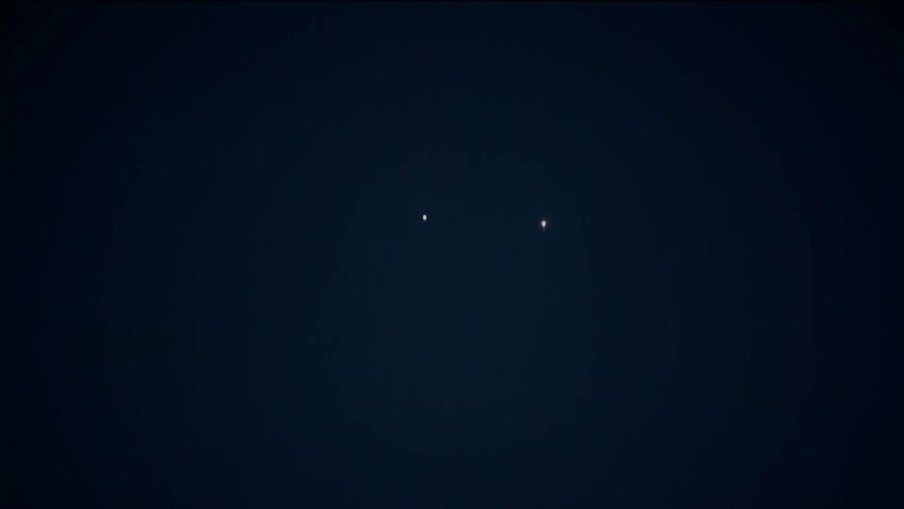 Not a UFO: Venus and Jupiter share a 'kiss' in the night sky