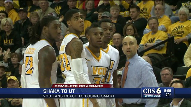 Shaka Smart thanks players, VCU students and fans on his way to Texas