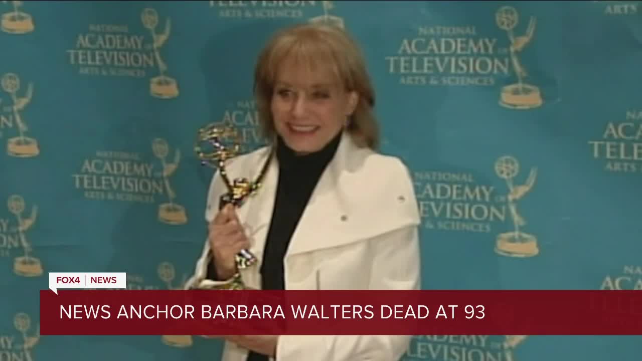 Barbara Walters, legendary newswoman and TV personality, has died at 93