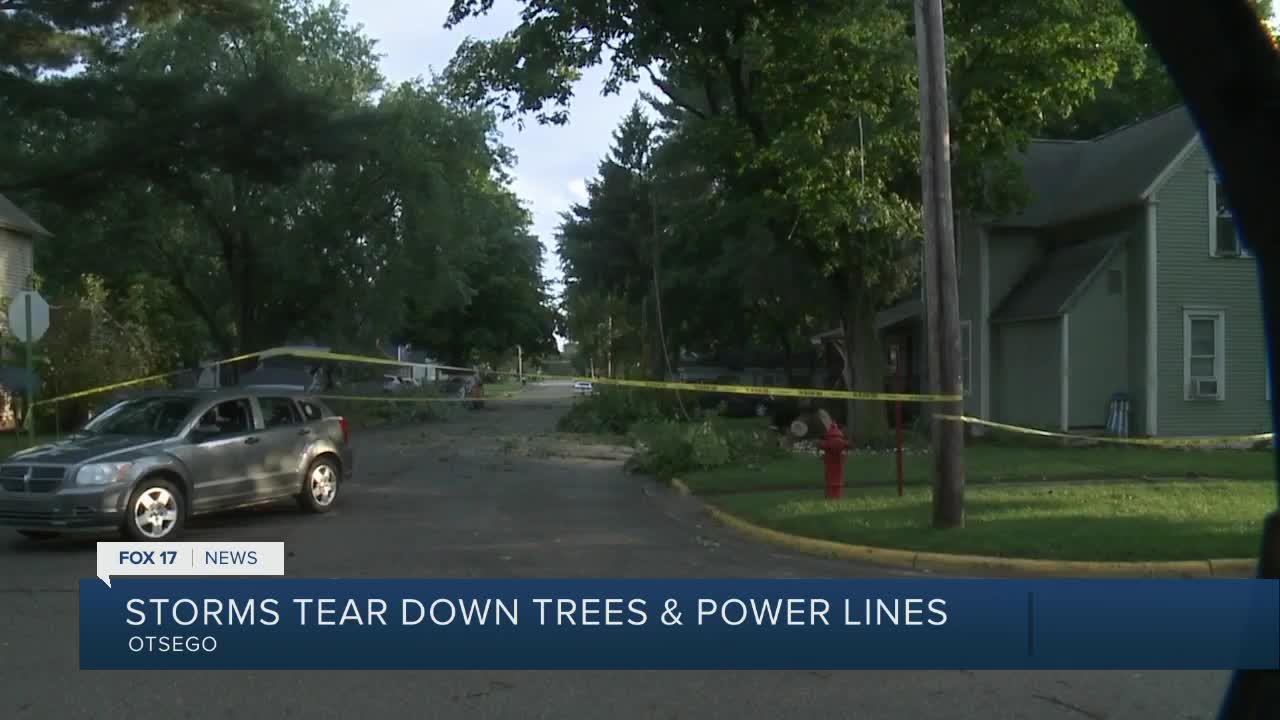 Monday's storm damage causes multiple power outages
