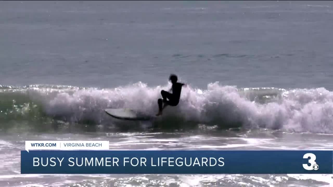 Virginia Beach Oceanfront lifeguards rescue 31 on July 4, look ahead to ...