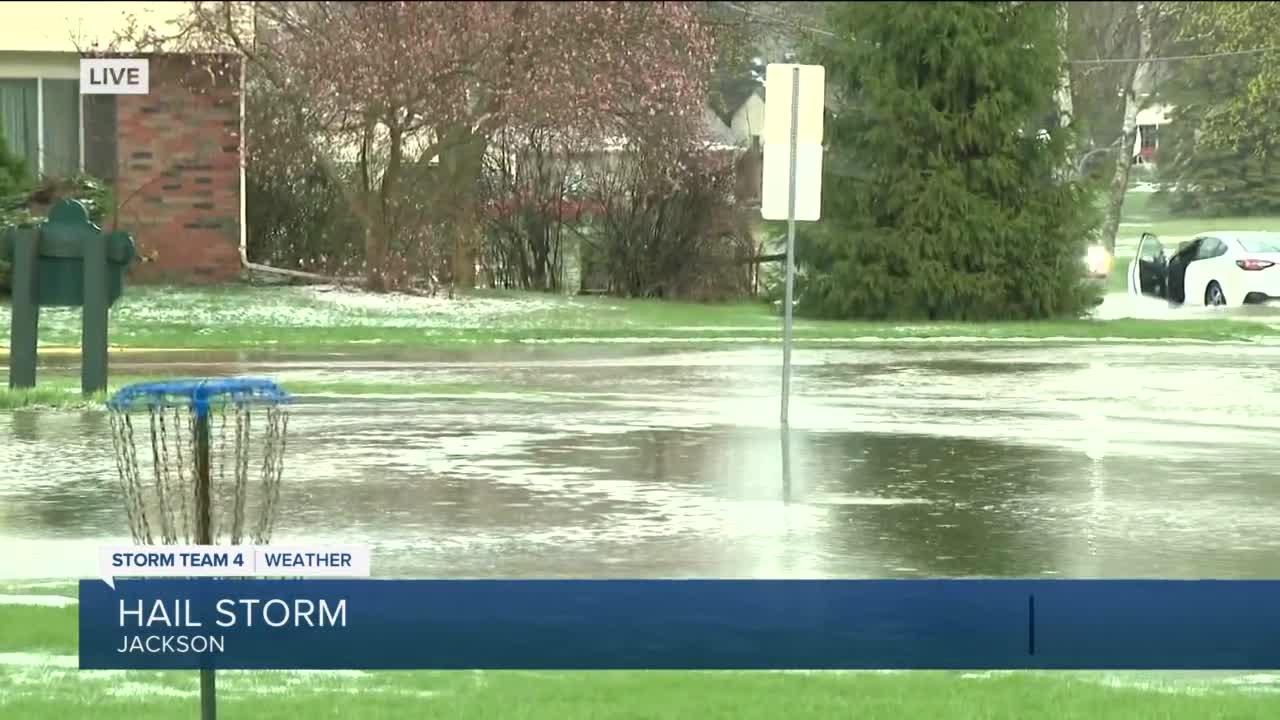 PHOTOS: Huge hail, flooding rocks Hartford amid severe thunderstorm warning
