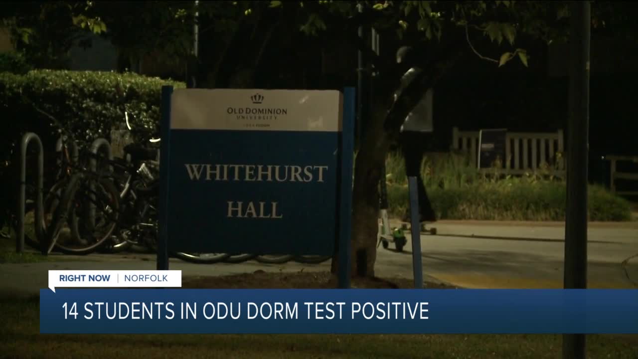 14 people diagnosed with COVID-19 in Old Dominion University residence hall