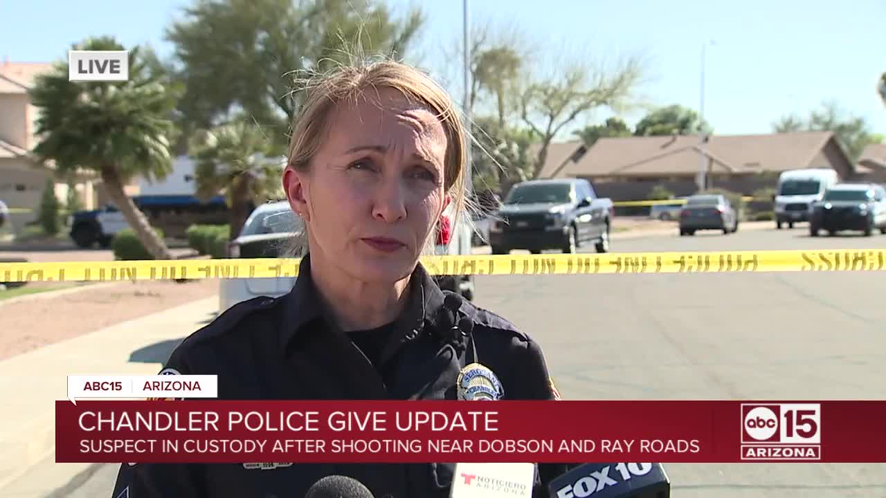 Chandler police take shooting suspect into custody near Dobson and Ray ...