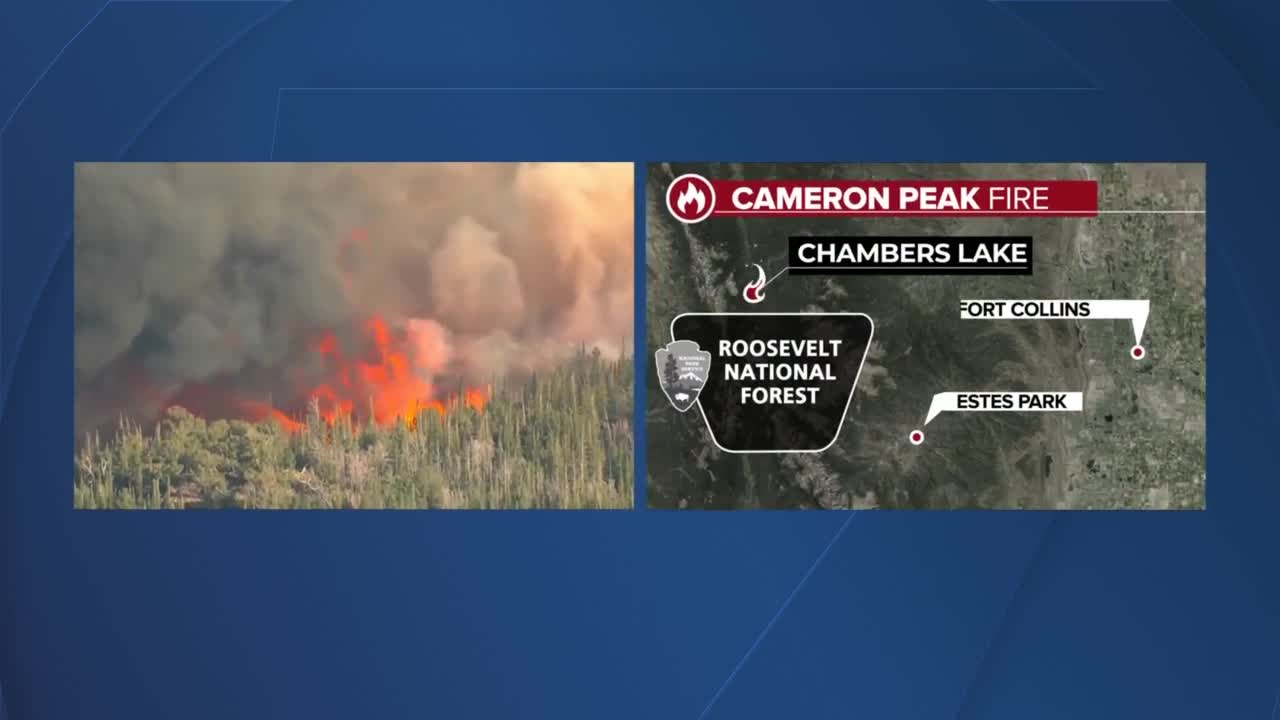 Cameron Peak Fire grows to 4,590 acres in Larimer County