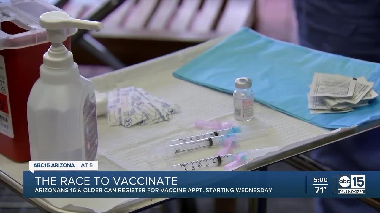 AZ vaccine eligibility open to all residents 16 and older