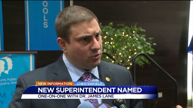 Dr. James Lane named as Chesterfield’s next superintendent of schools