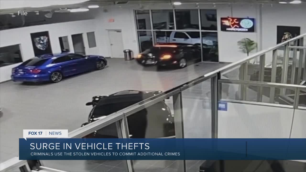 GRPD: Car thefts on the rise, often linked to other violent crimes