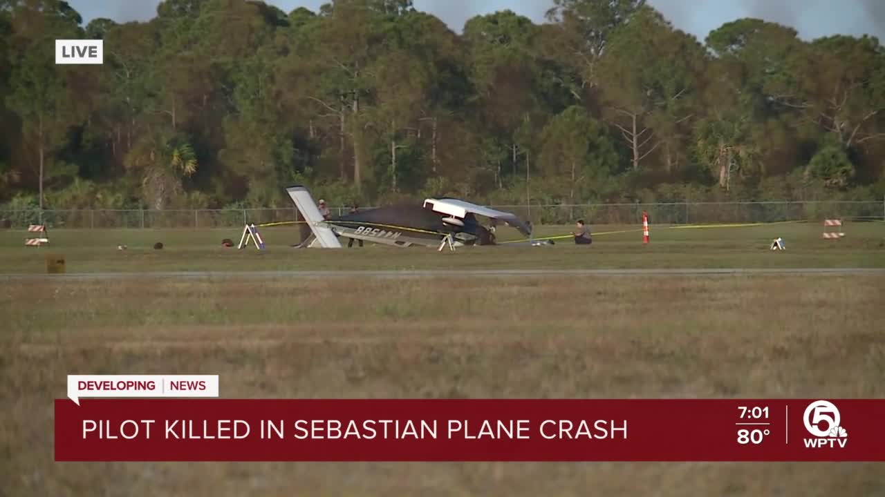 Small plane crash kills 87-year-old pilot in Sebastian