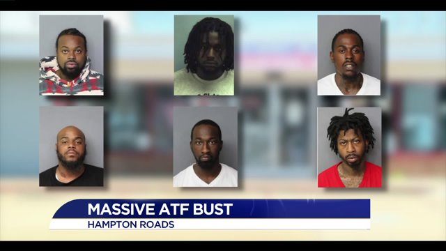 Dozens arrested in huge drug and gun sting operation in Norfolk