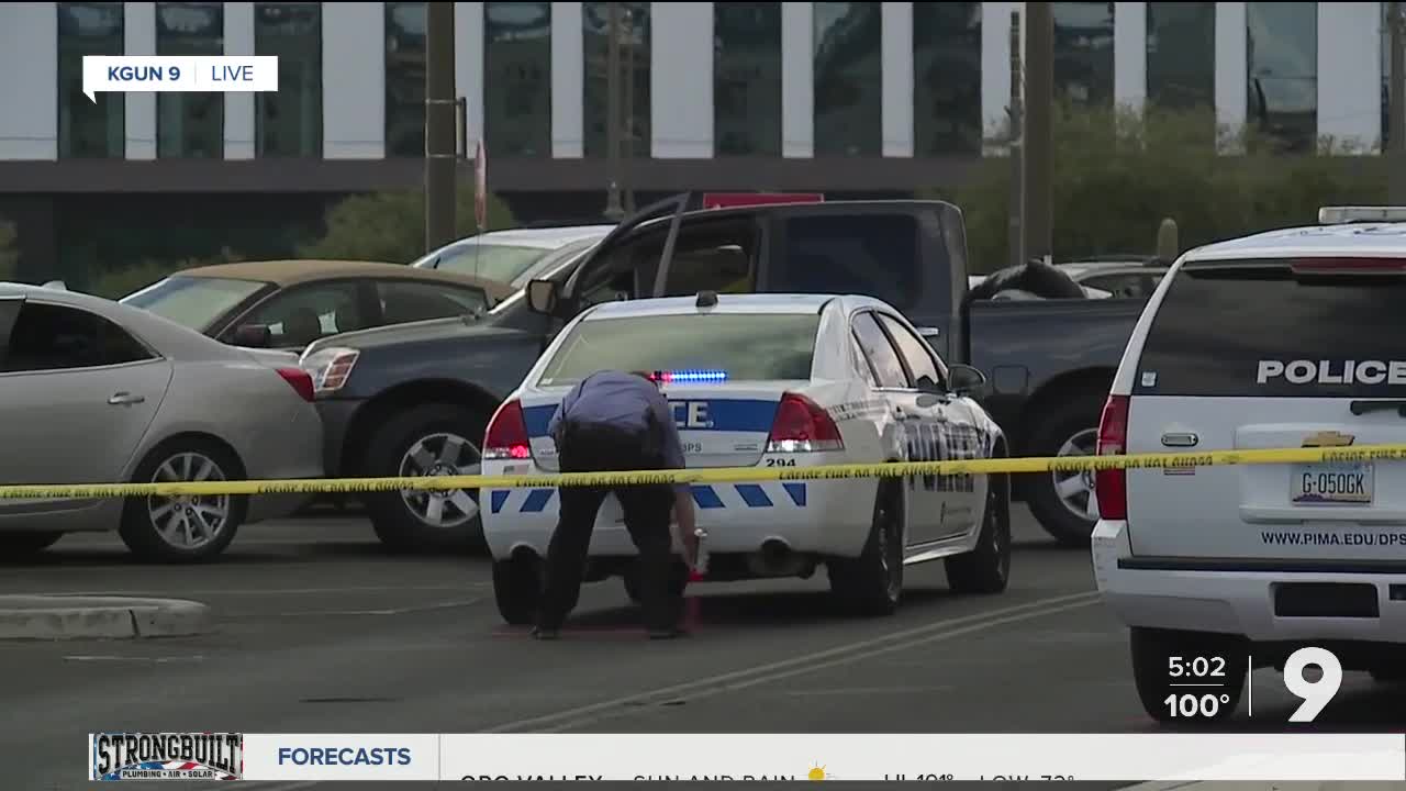 Police shot at in two locations after traffic stop