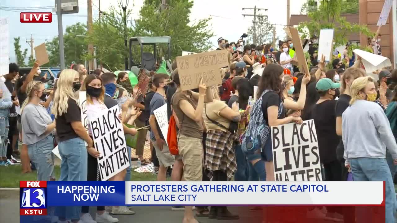 Thousands gather at State Capitol to protest police brutality