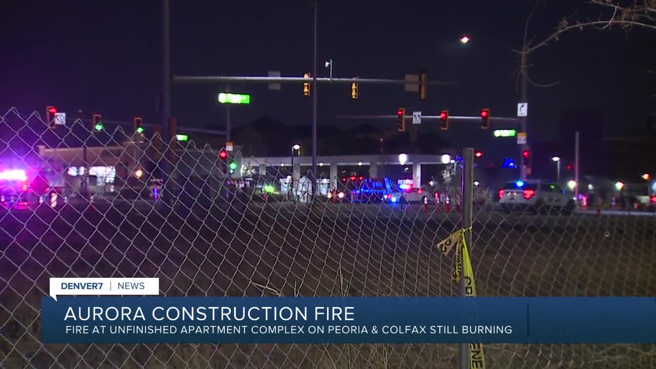 "Significant collapse hazard" at Aurora construction site devastated by fire