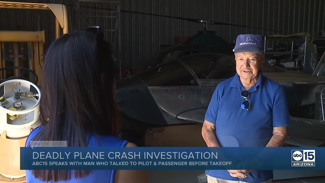Mesa man saw pilot before fatal plane crash near Apache Junction
