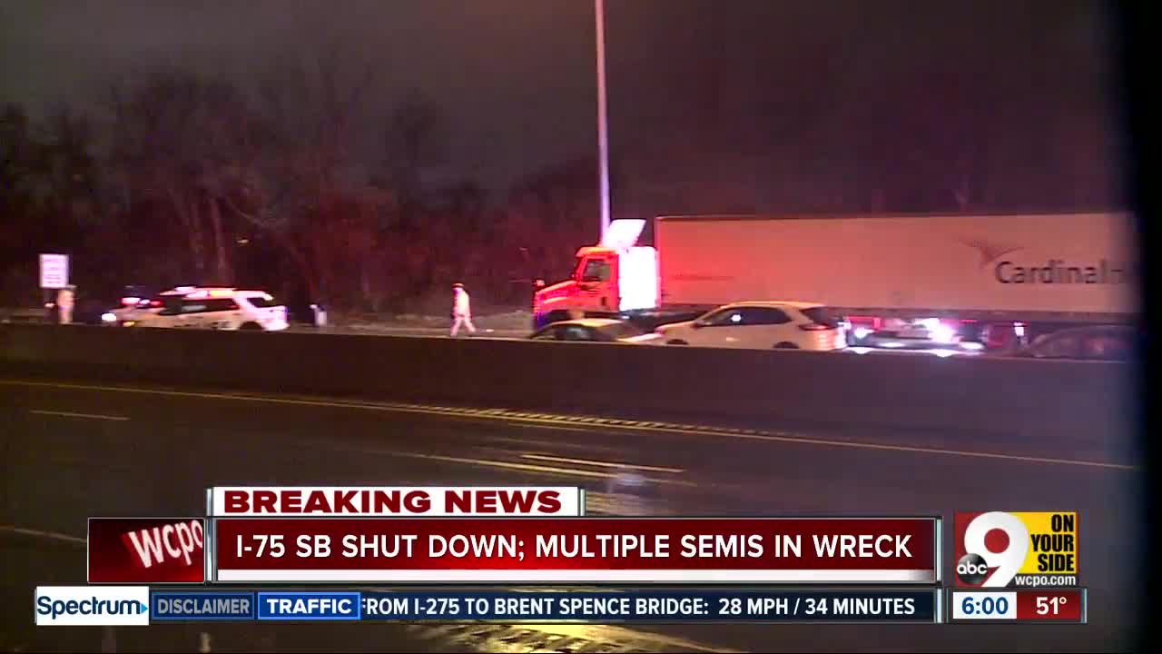 Over a dozen crashes plagued I-75 Friday