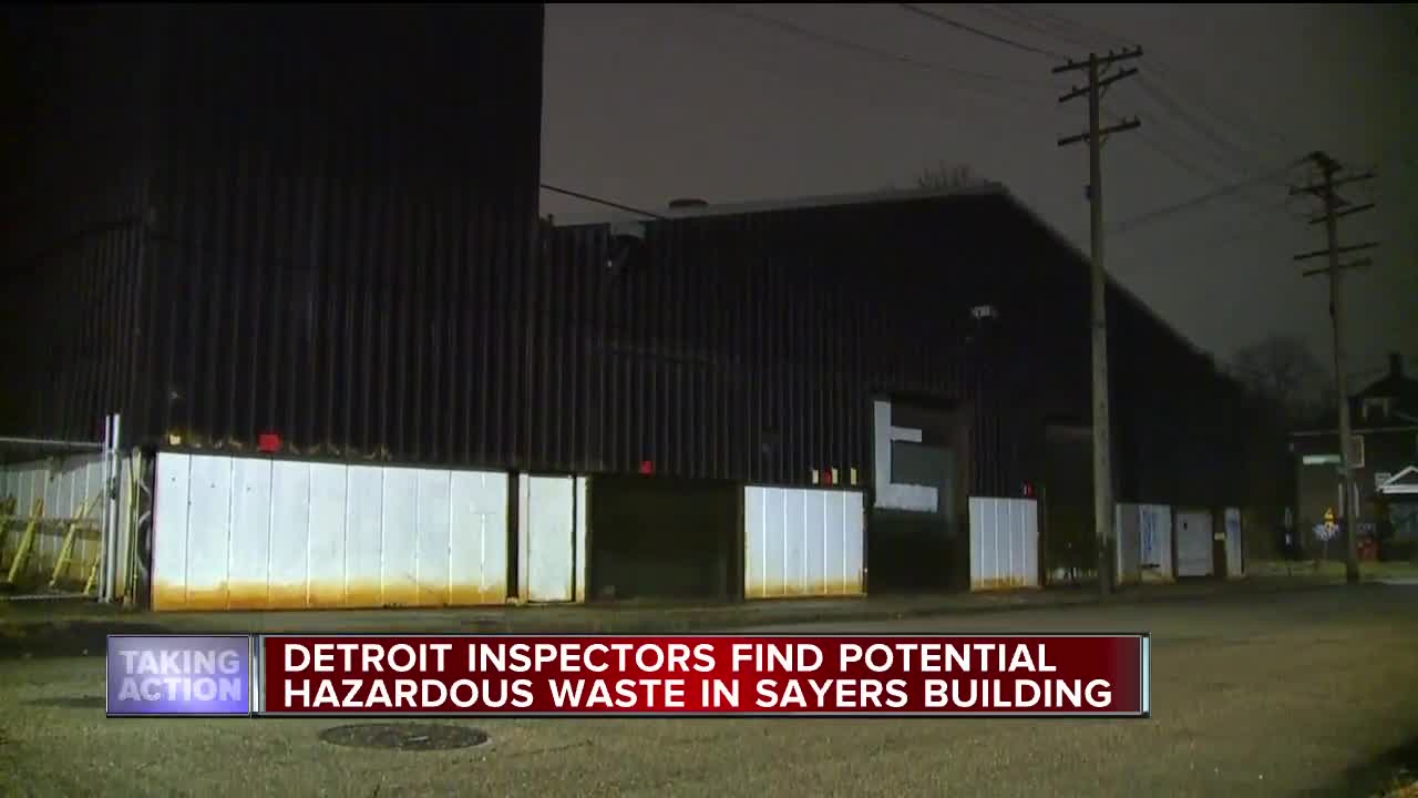 EGLE investigating possible hazardous chemicals at Sayers' Detroit property
