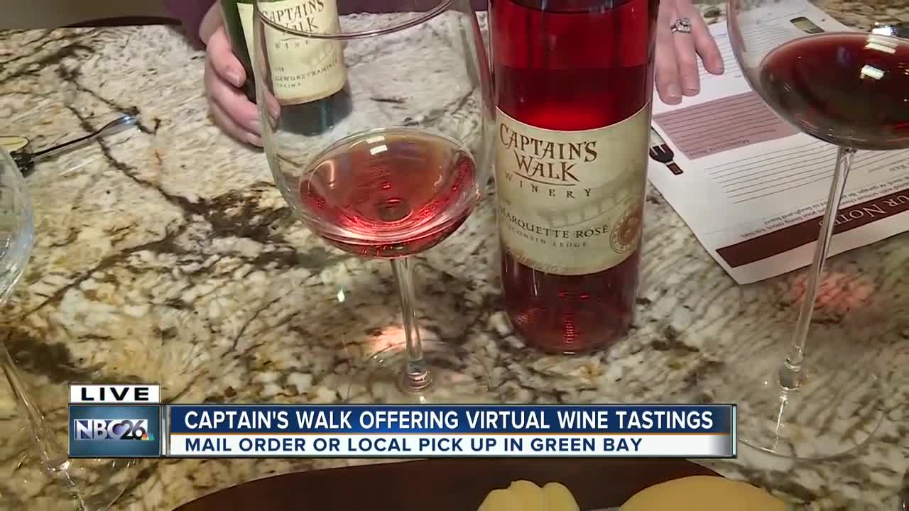 Captain's Walk Winery brings wine tastings to your home