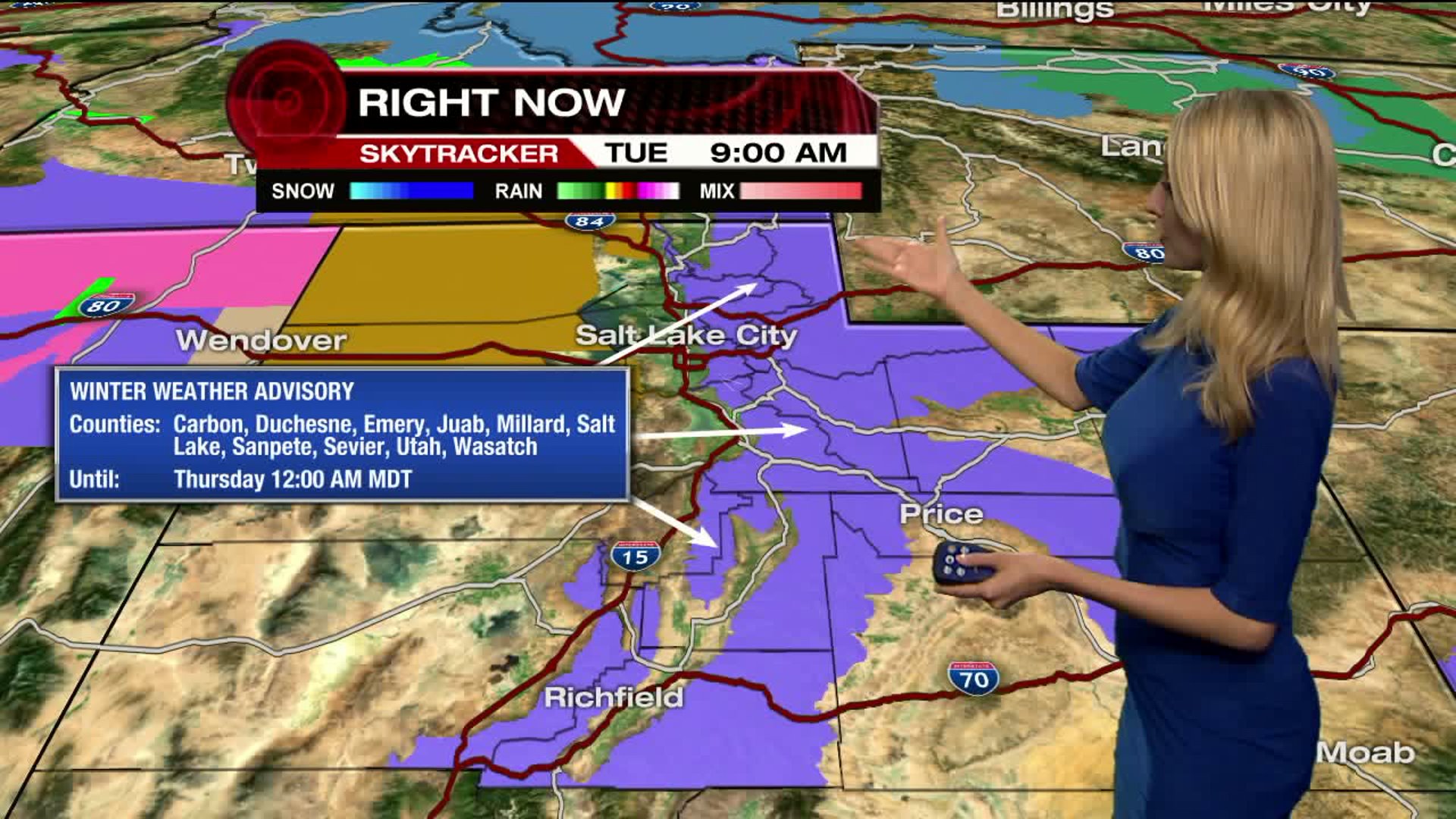 Winter storm to bring snow to Salt Lake Valley