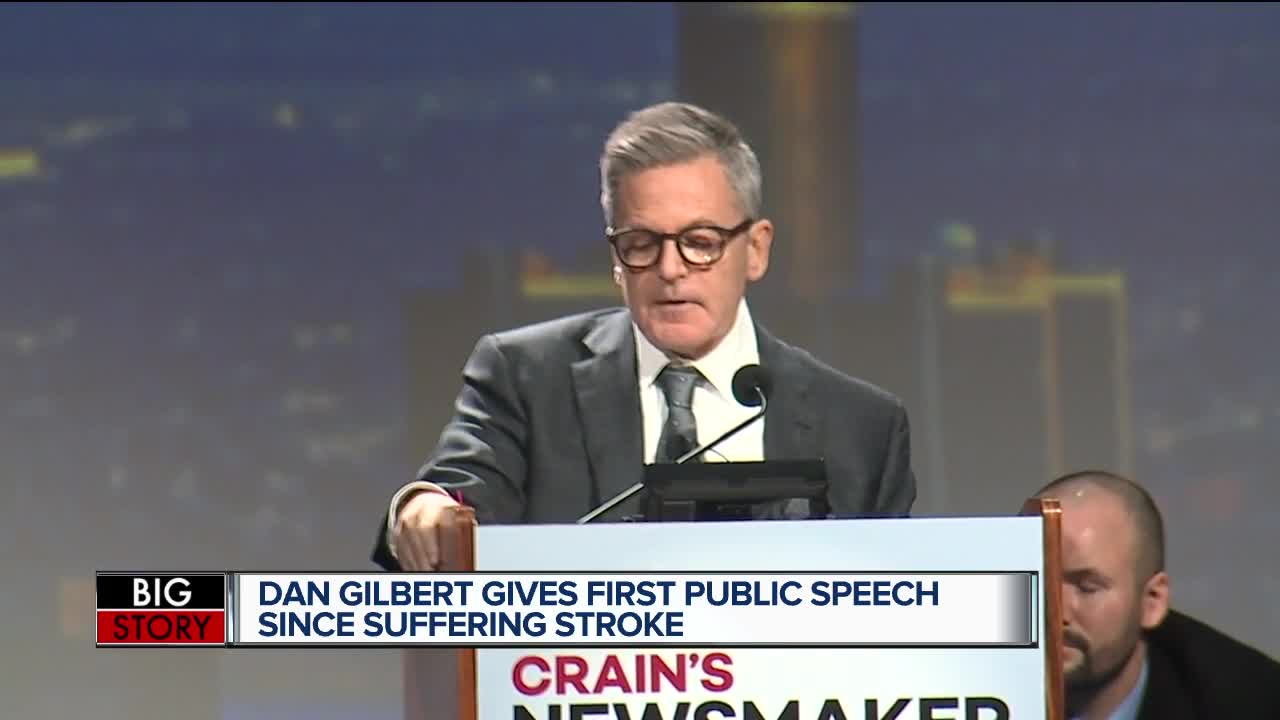 WATCH: Dan Gilbert gives first public speech since stroke