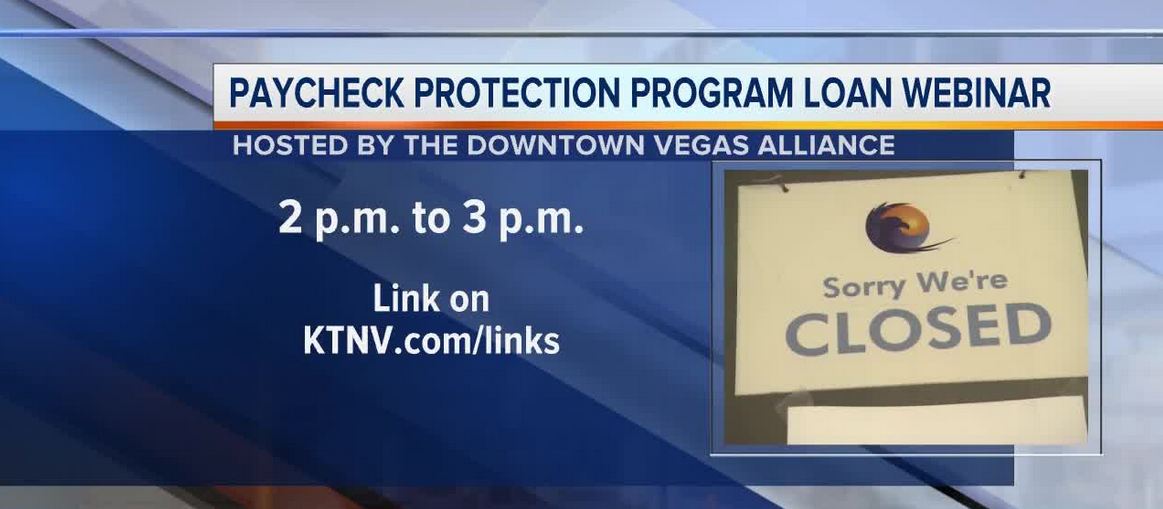 Paycheck Protection Program loan webinar today