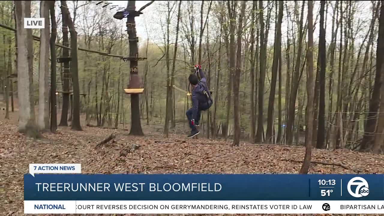 TreeRunner West Bloomfield offering spring hours, special discount