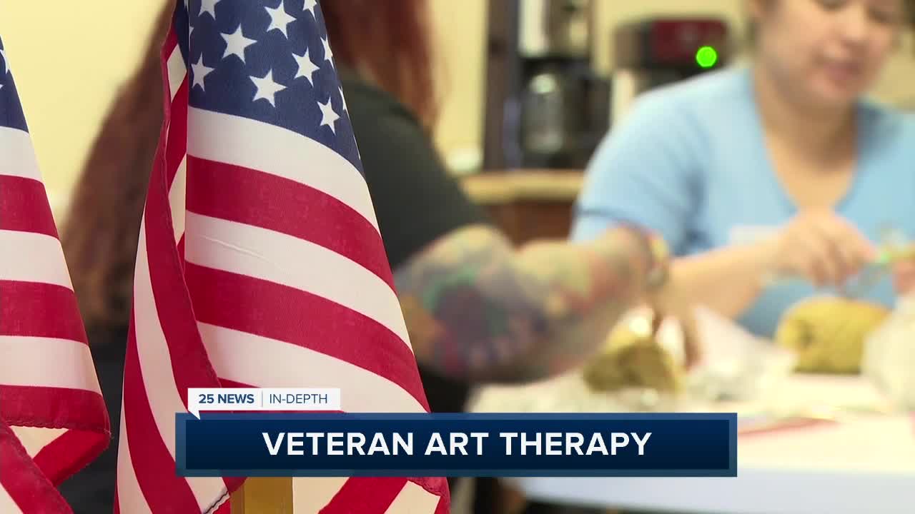 Help Heal Veterans supports veteran mental health through arts and crafts