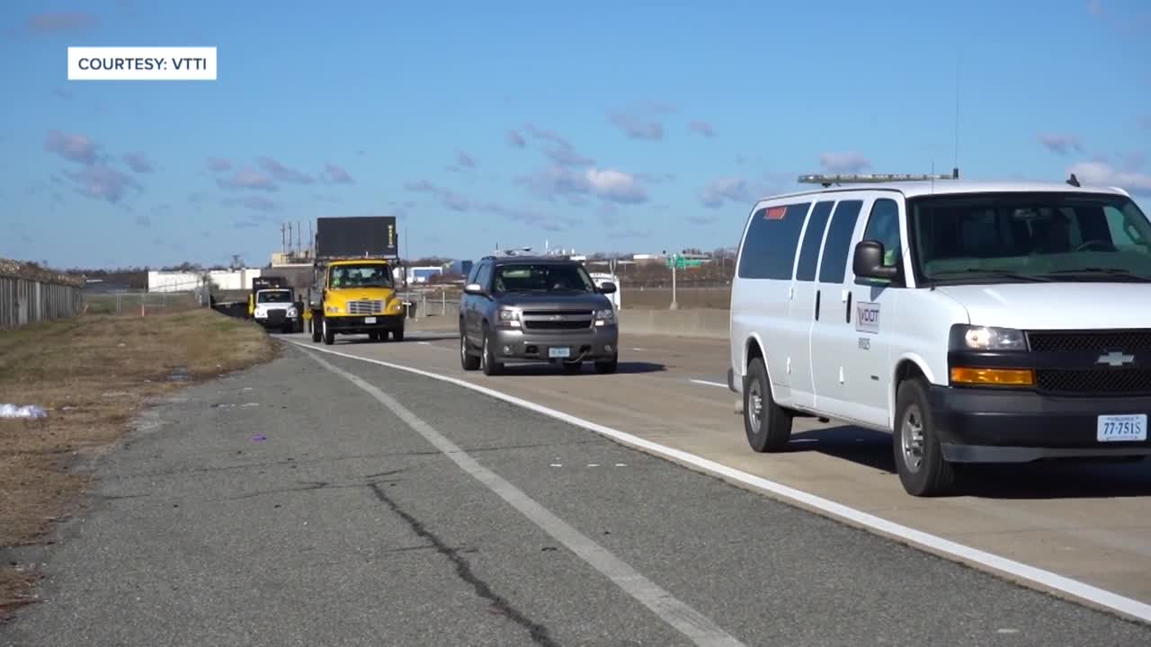 VDOT test drives autonomous work zone safety truck in I-564 tunnel in ...