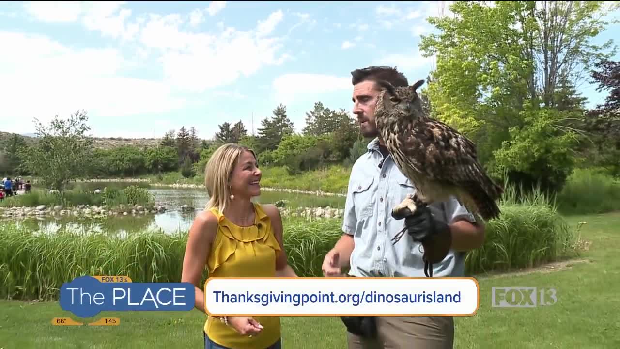 Dinosaur Island is Thanksgiving Point's main summer attraction