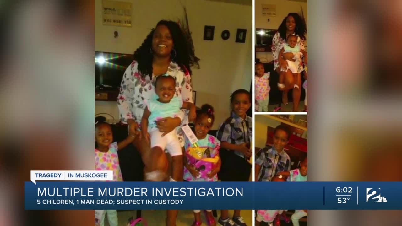 Five children, one man killed in Muskogee; suspect in custody
