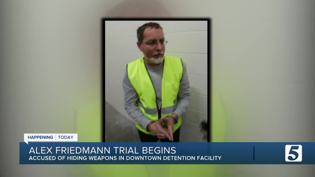 Trial of man accused of planting guns in Davidson Co. Jail begins Monday