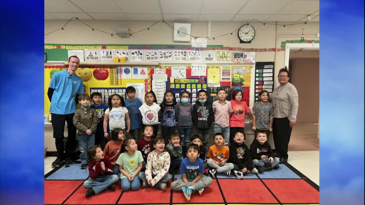 Browning Students Get A Weather Lesson From KRTV Meteorologist