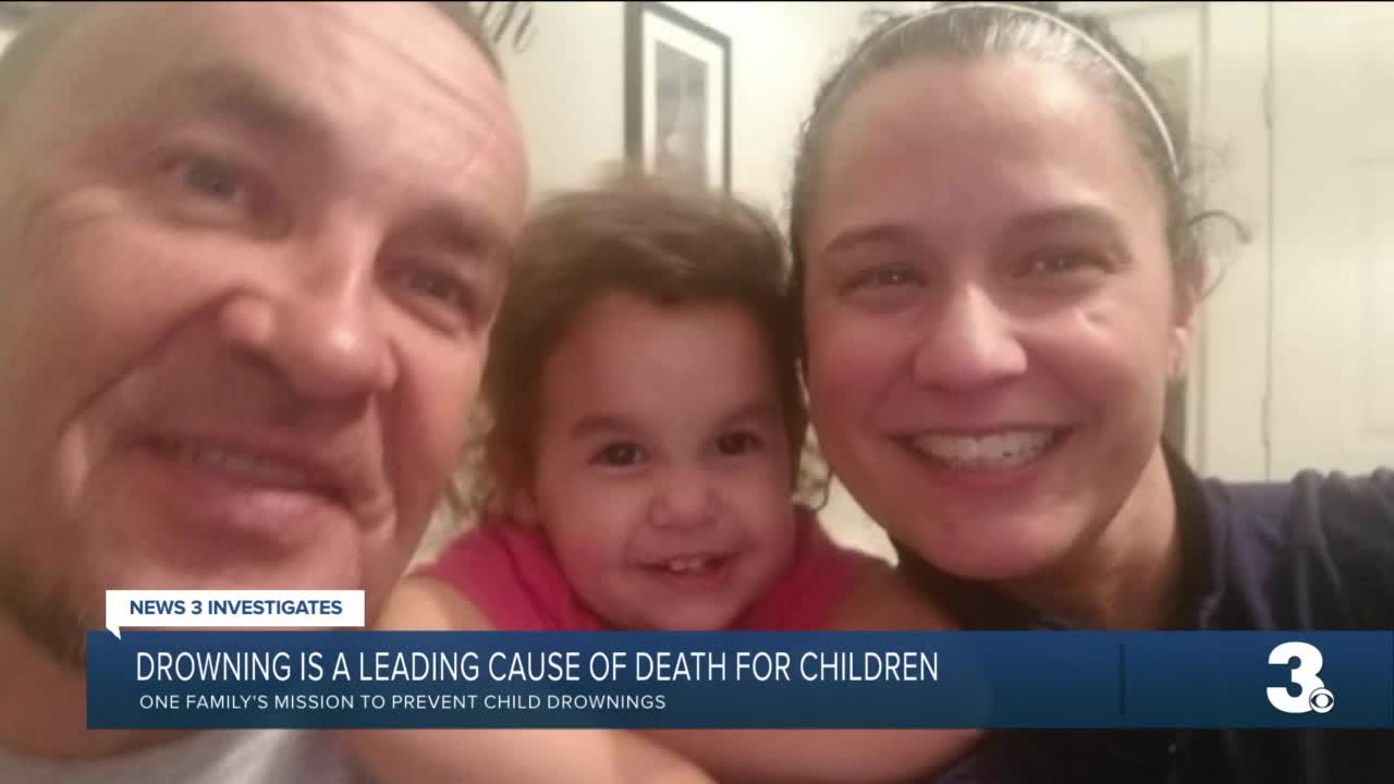 Family speaks exclusively to News 3 about little girl drowning in pool