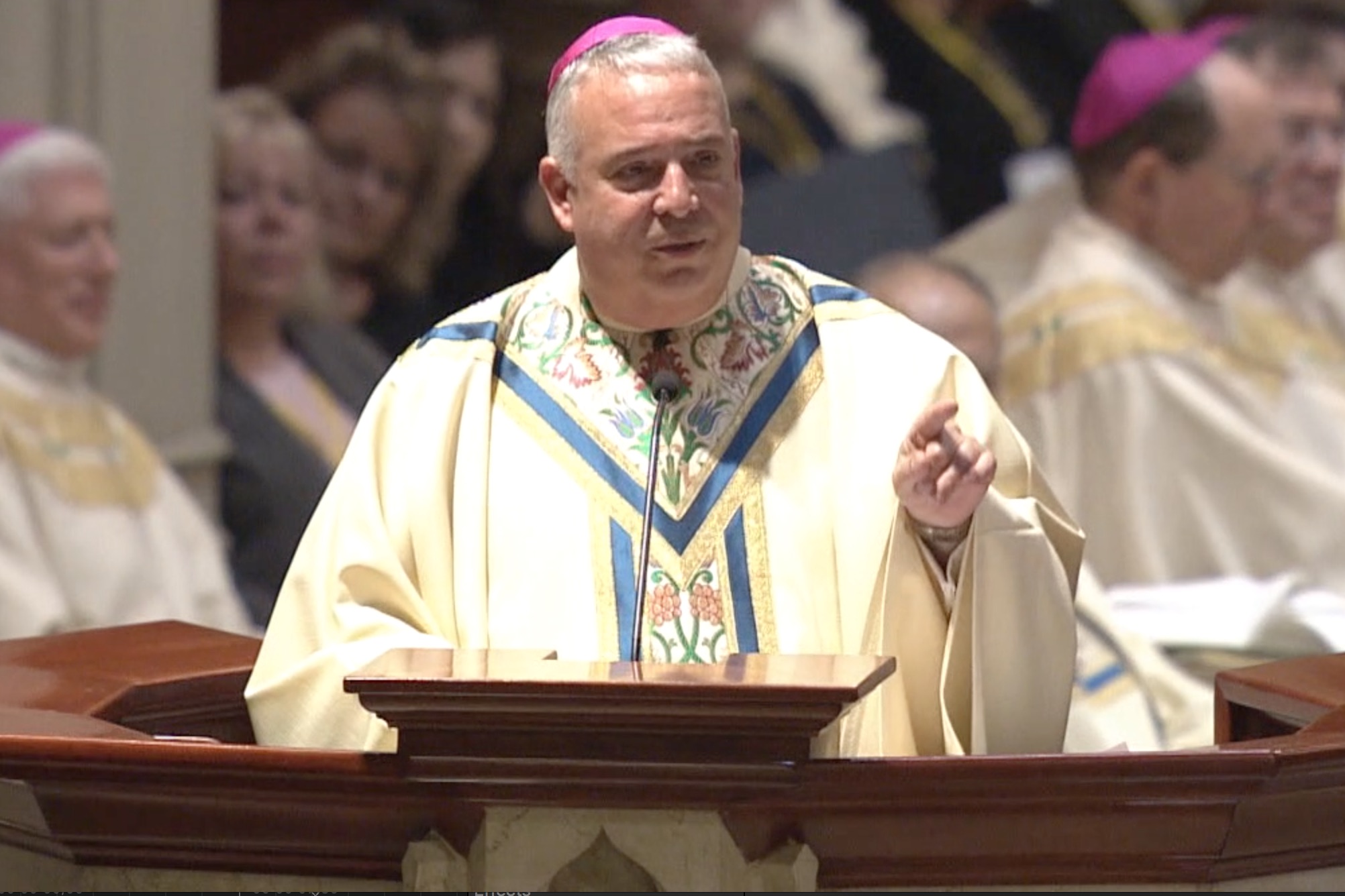 Cleveland Bishop Nelson Perez prepares to depart for Philly
