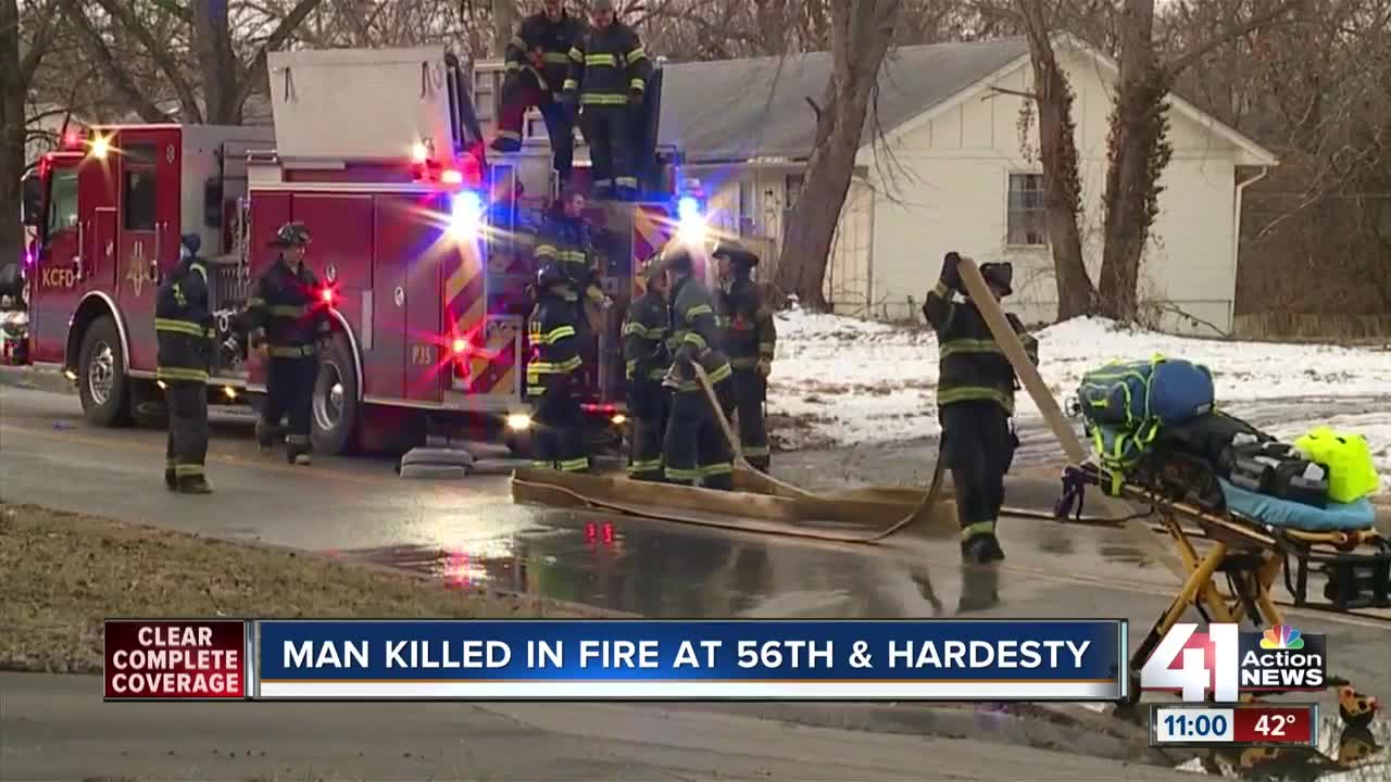 KCFD: 1 killed in morning blaze near 56th and Hardesty