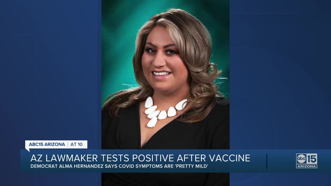 AZ lawmaker tests positive for COVID after being vaccinated