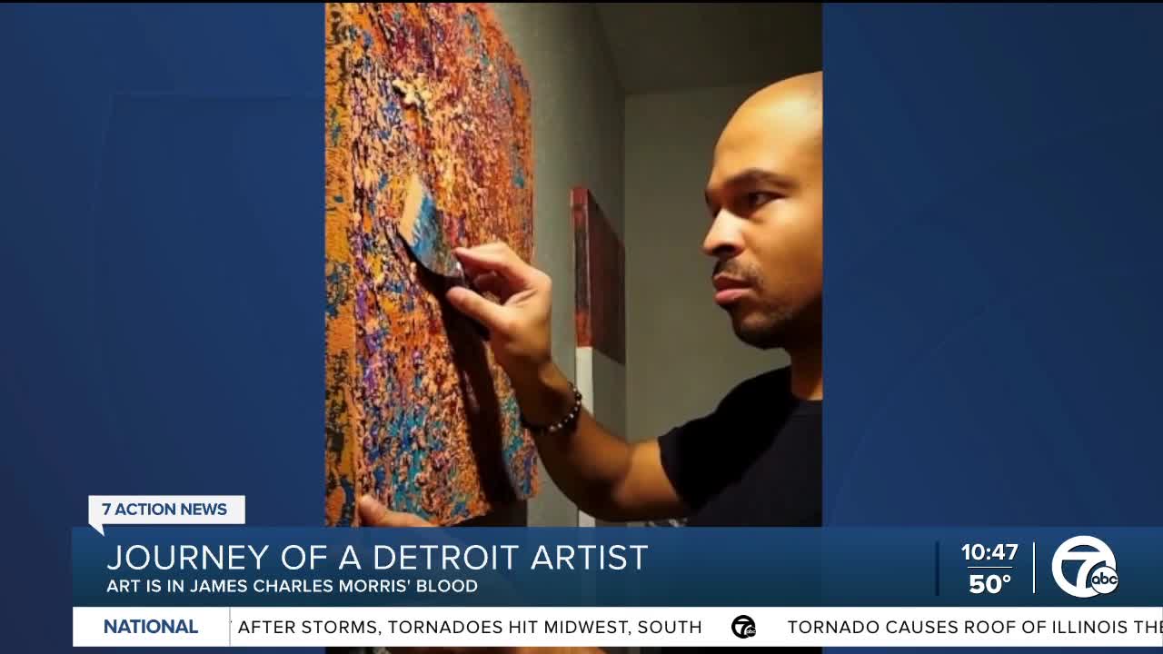 James Charles Morris uses his artwork to engage in social conversations